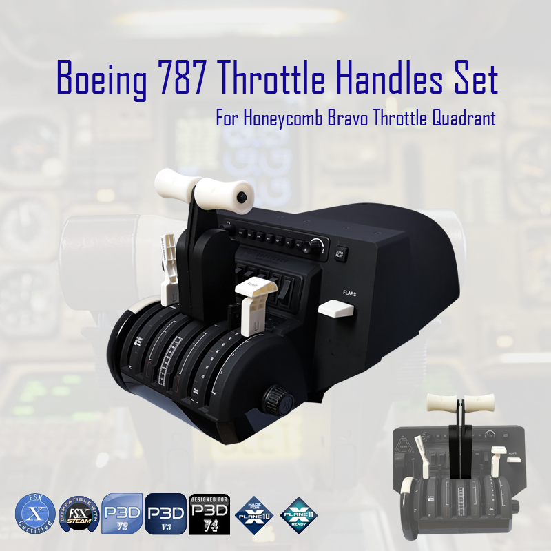 Boeing 787 Throttle Handles Set Lite for Honeycomb Bravo Throttle ...